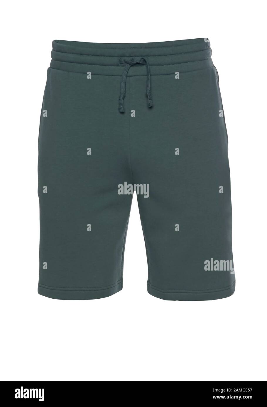 Sport short pant for male ,front view isolated on white background with ...
