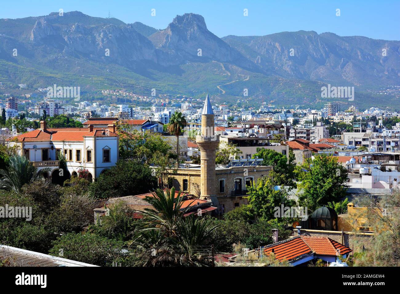 Cyprus, cityscape of Kyrenia aka Girne Stock Photo - Alamy