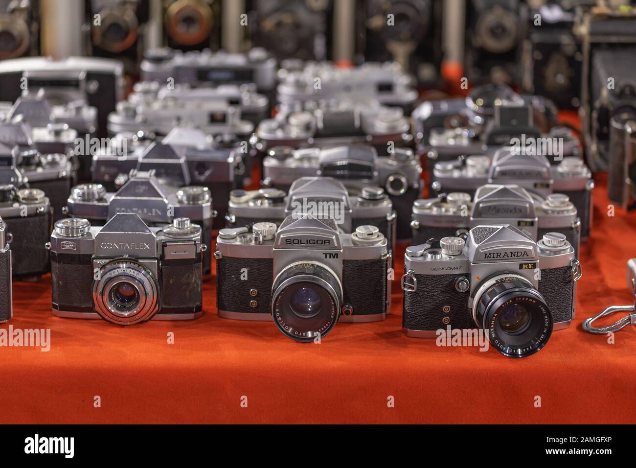 Arnhem, Netherlands, January 2020: Collection of old vintage photo ...