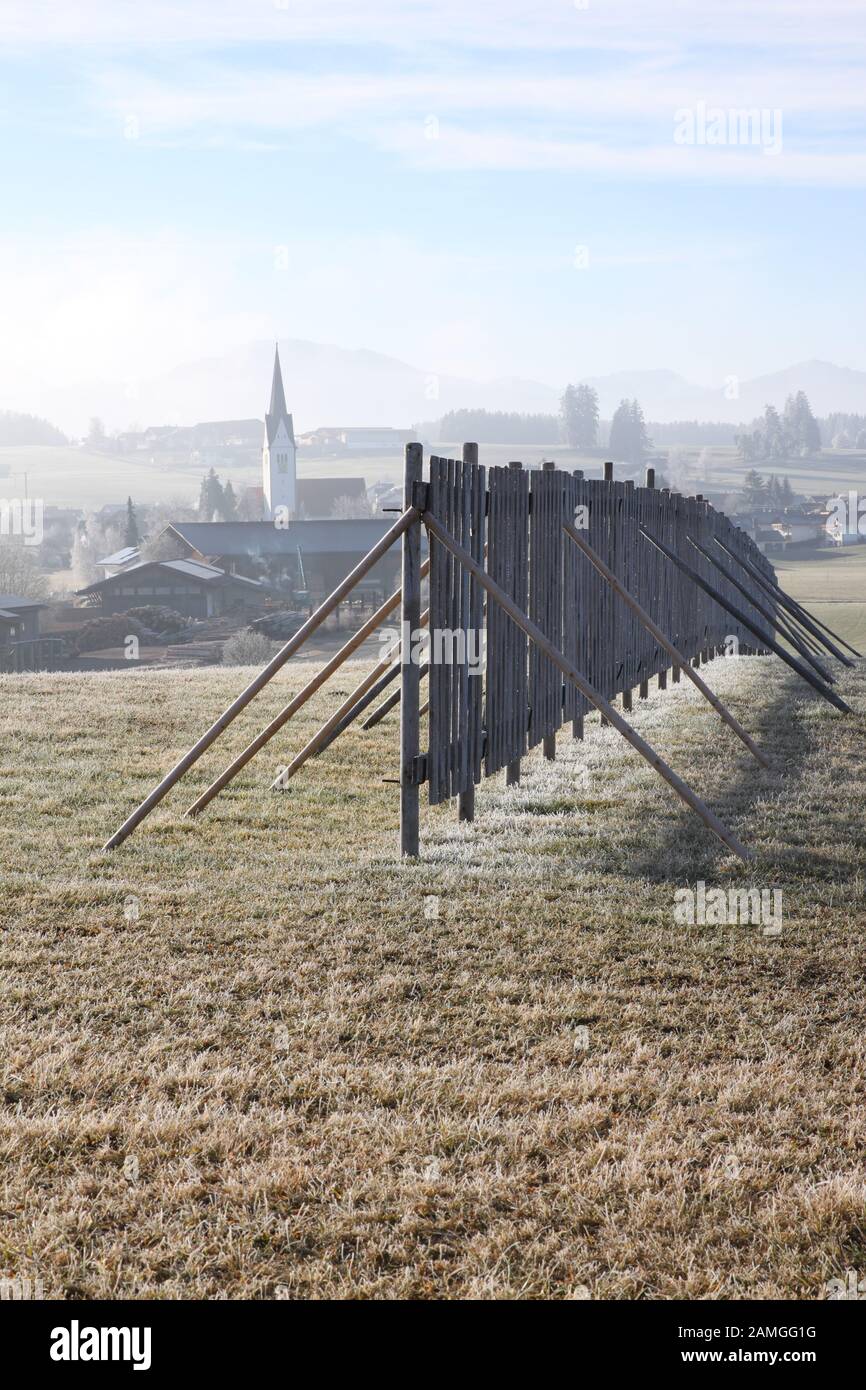 Snow fences hi-res stock photography and images - Alamy