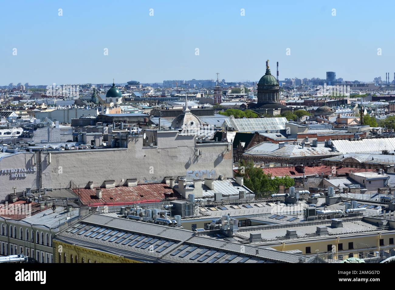 Aerial View Of St Petersburg High Resolution Stock Photography and ...