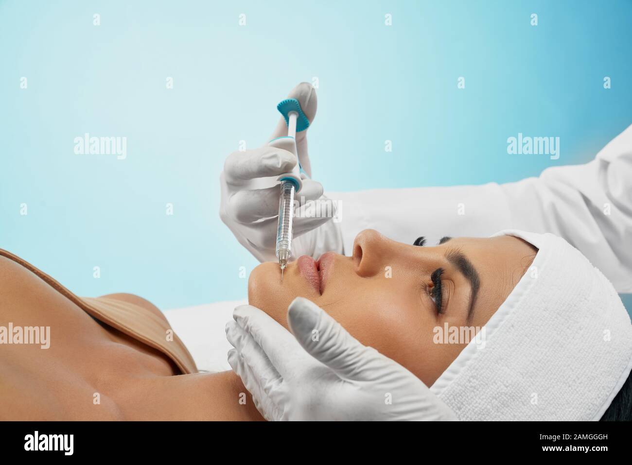Plastic surgery cosmetic botox injection hi-res stock photography and ...