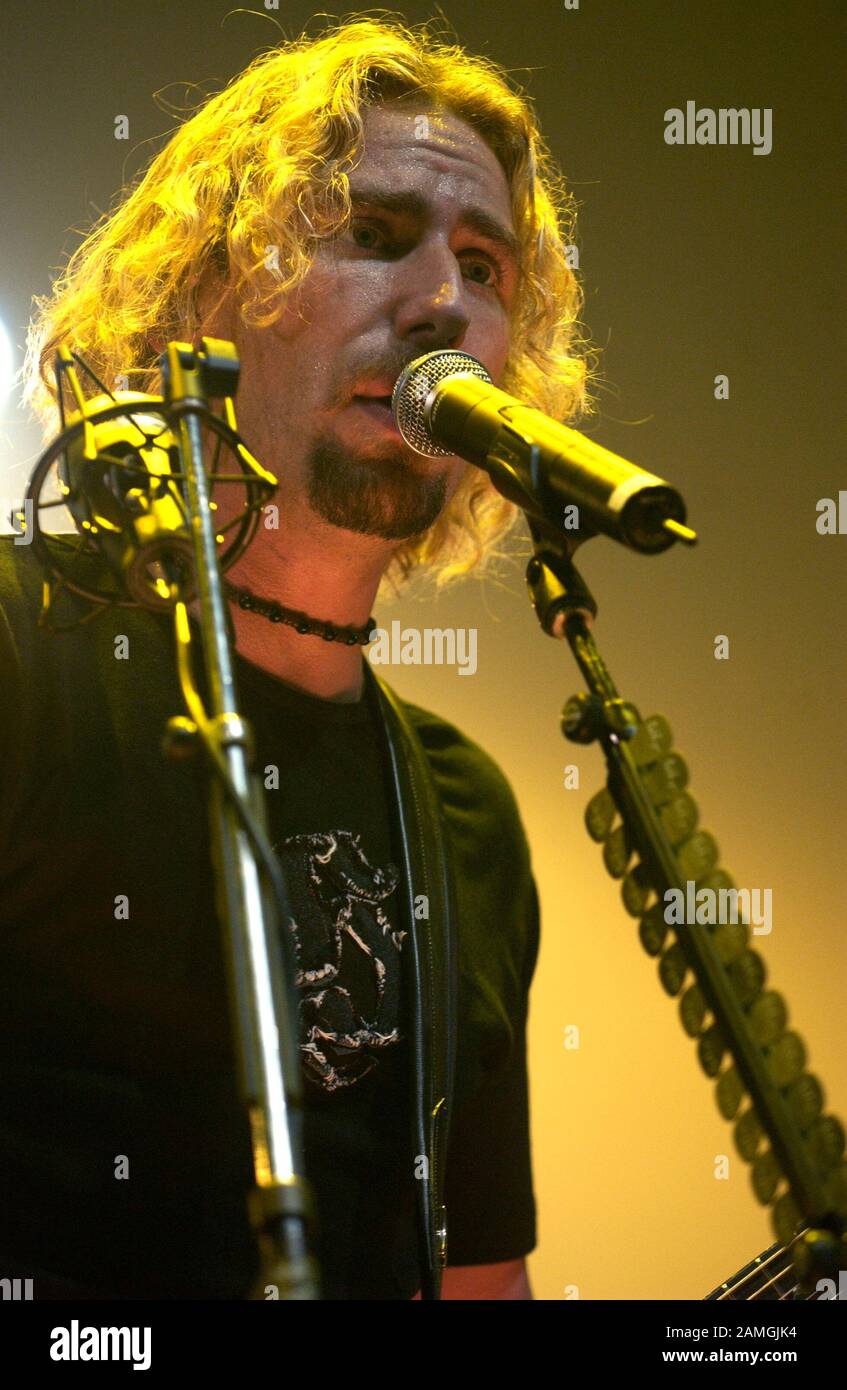 Milan Italy 03/12/2003 live concert of the Nickelback at the Palamadza ...