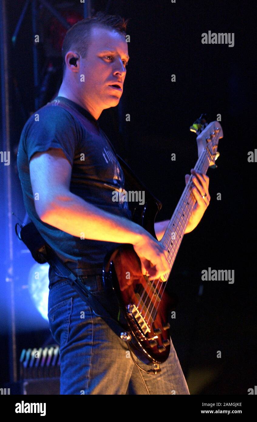 Milan Italy 03/12/2003 live concert of the Nickelback at the Palamadza ...