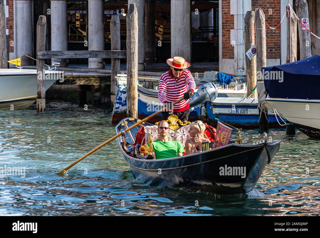 The old gondolier hi-res stock photography and images - Alamy