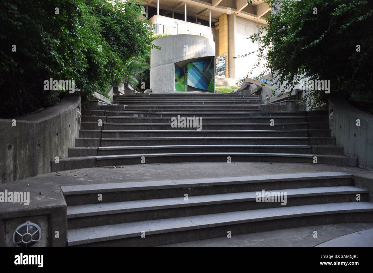 Brutalist architecture stairs Stock Photo - Alamy
