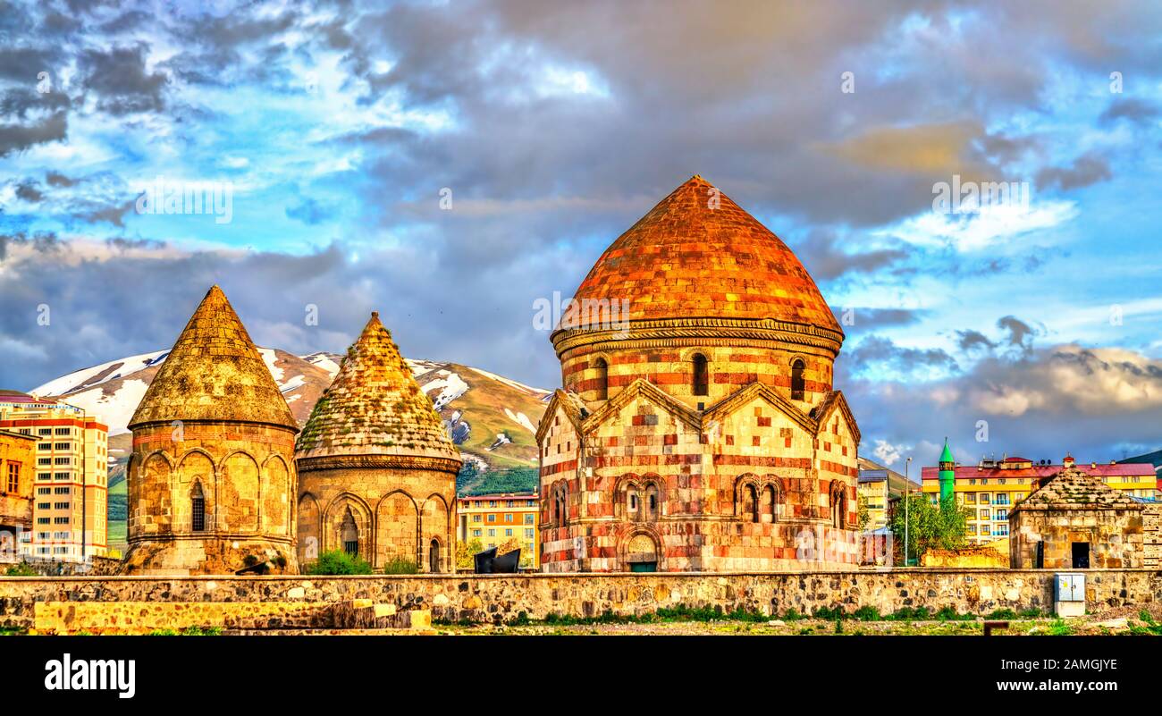 Three Tombs Complex in Erzurum, Turkey Stock Photo - Alamy