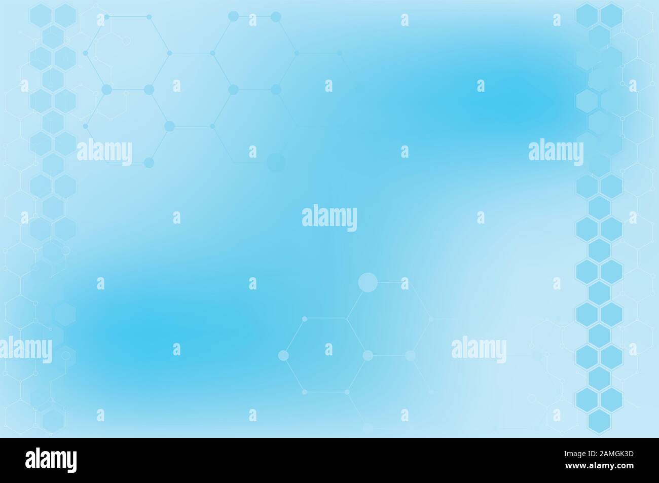 Geometric symbol background In blue tones (medical Stock Photo - Alamy