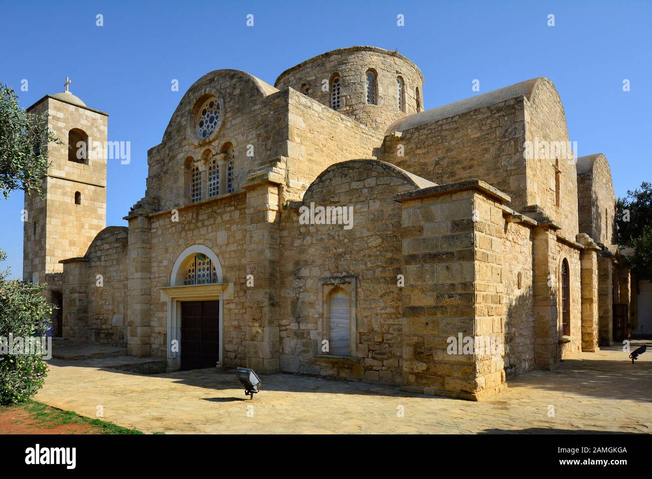 Cyprus, Saint Barnabas monastery, includes an icon museum Stock Photo ...