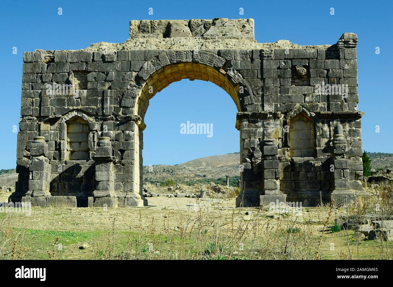 Morocco, Unesco world heritage site of ancient Roman settlement ...