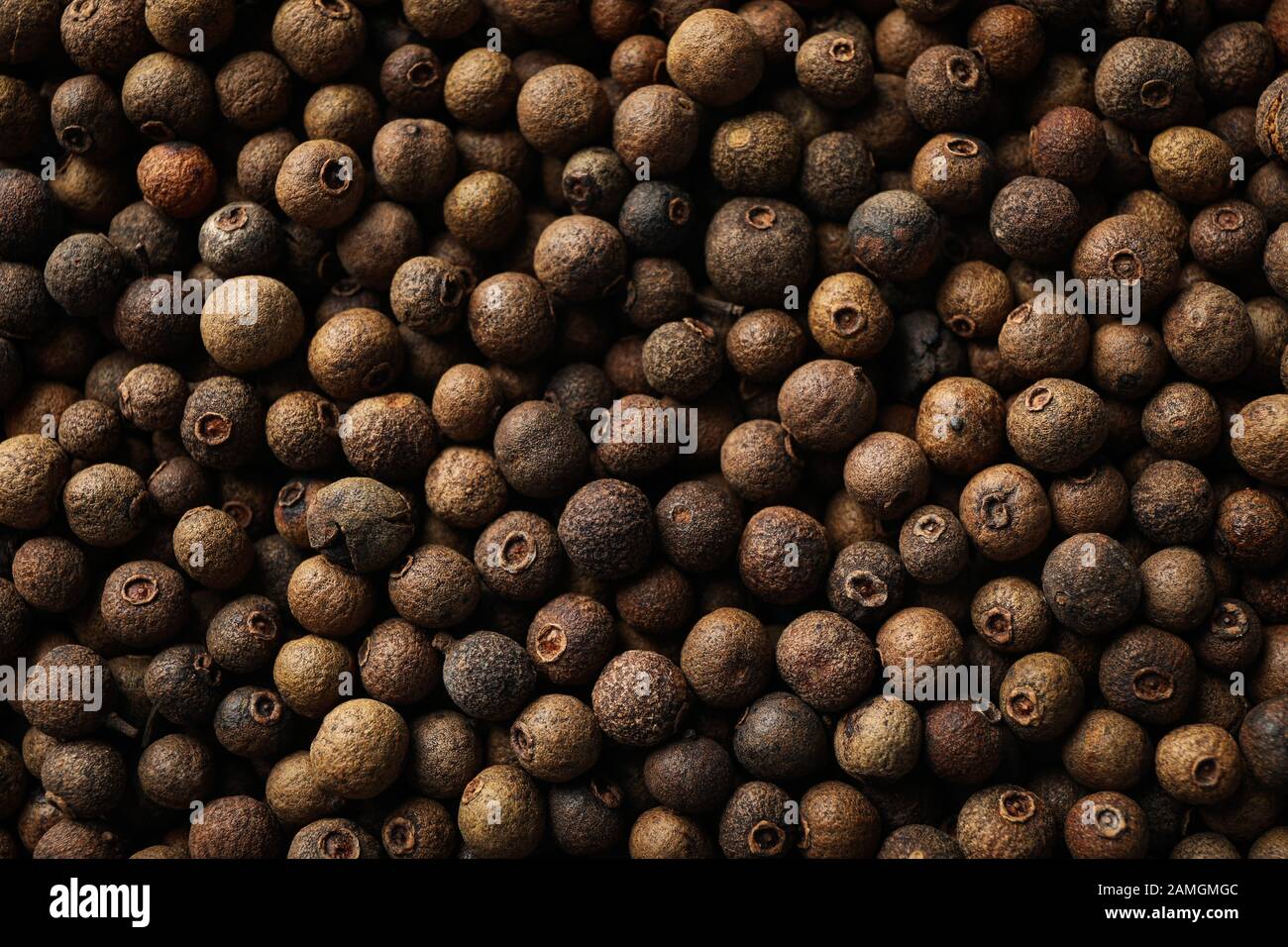 Peppercorns texture background, close up. Wallpaper for design Stock ...
