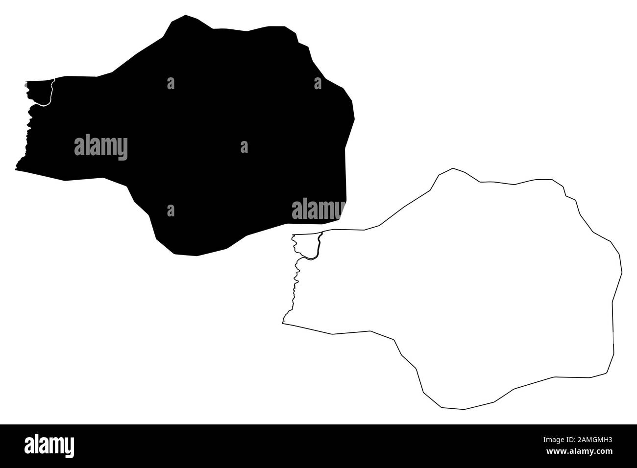 Trinidad tobago map Black and White Stock Photos & Images - Alamy