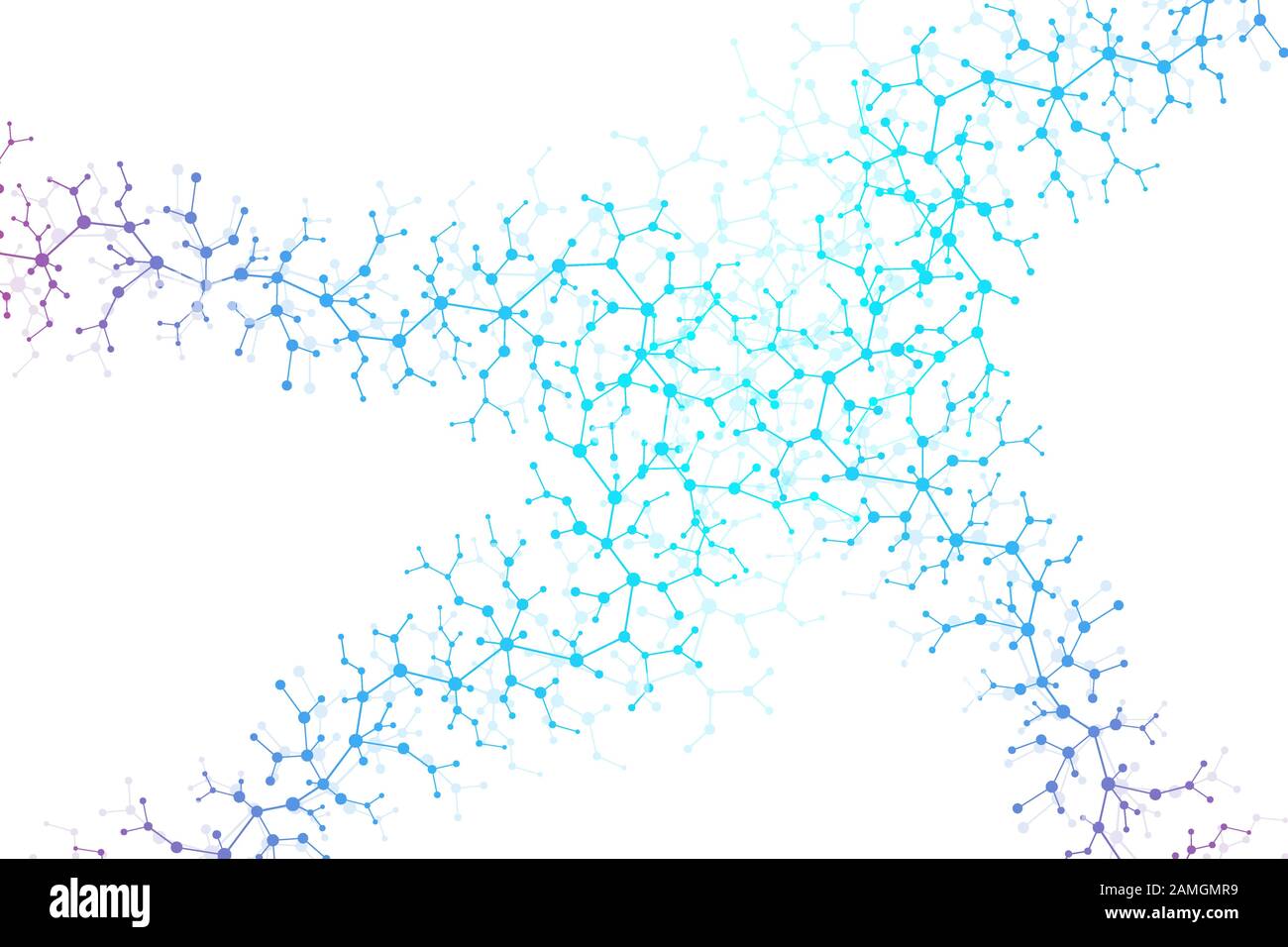 Scientific molecule background for medicine, science, technology ...