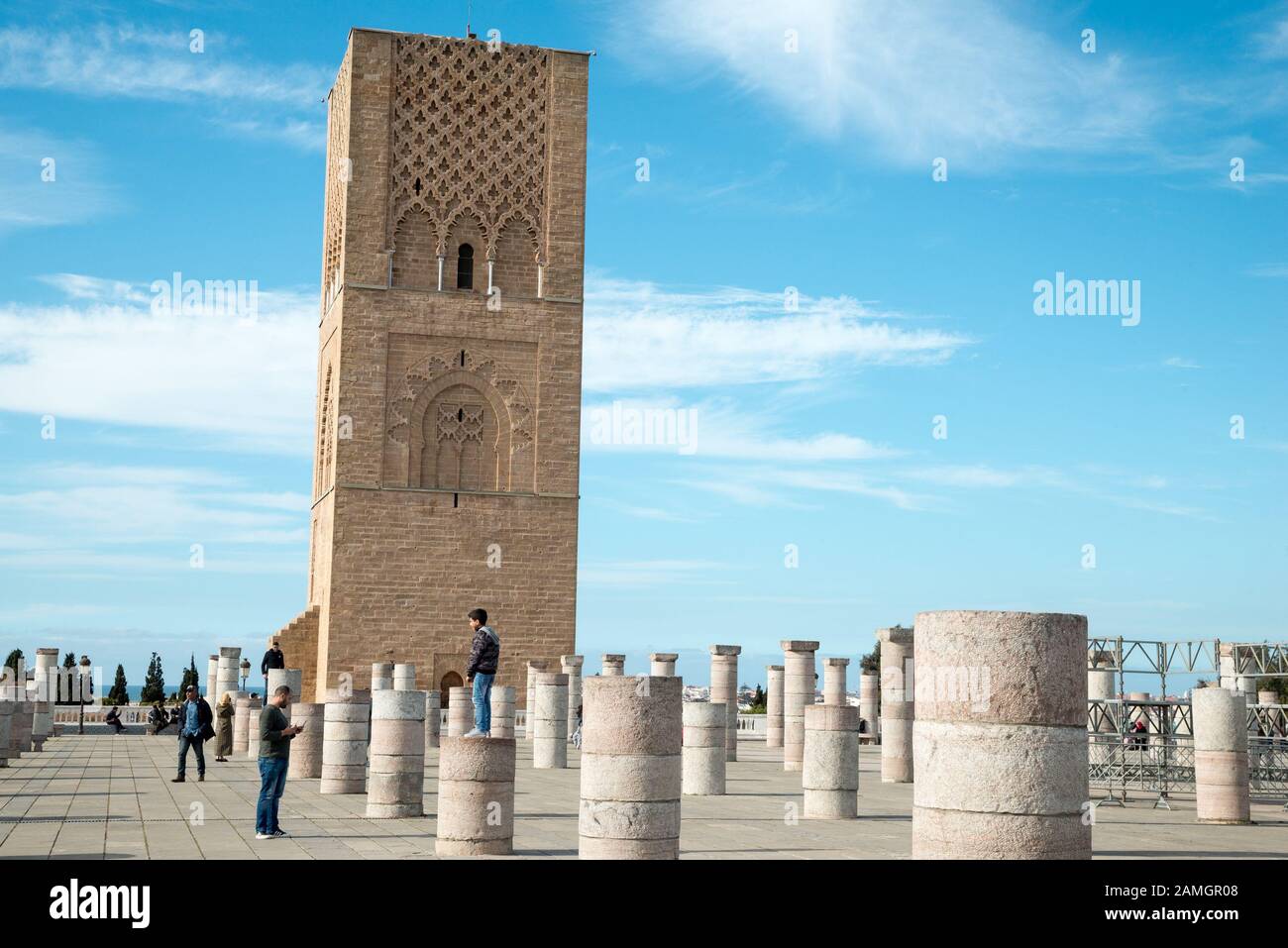 Hassan Tower, Rabat, Morocco Stock Photo - Alamy