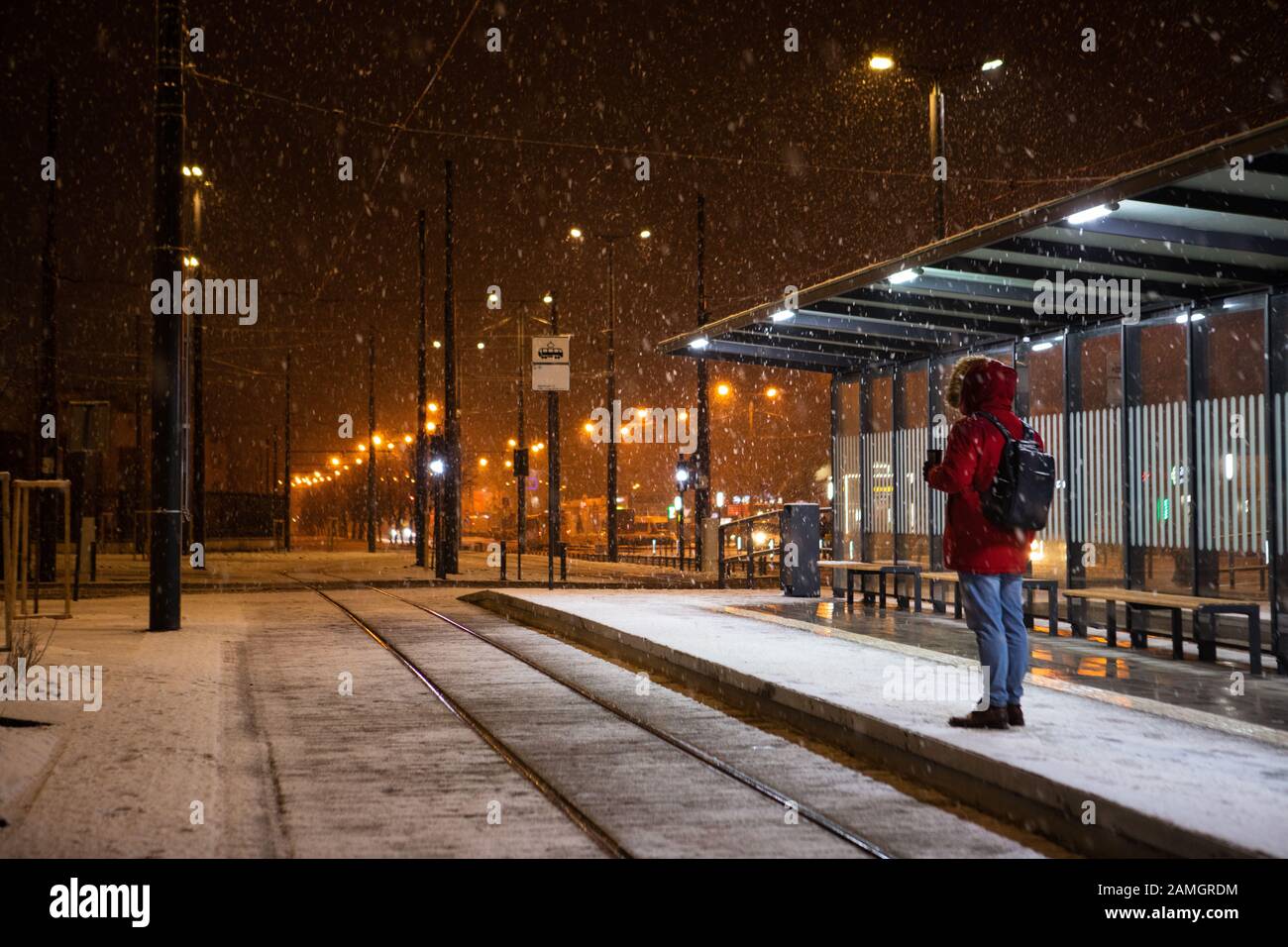 Bus Stop Station High Resolution Stock Photography and Images - Alamy