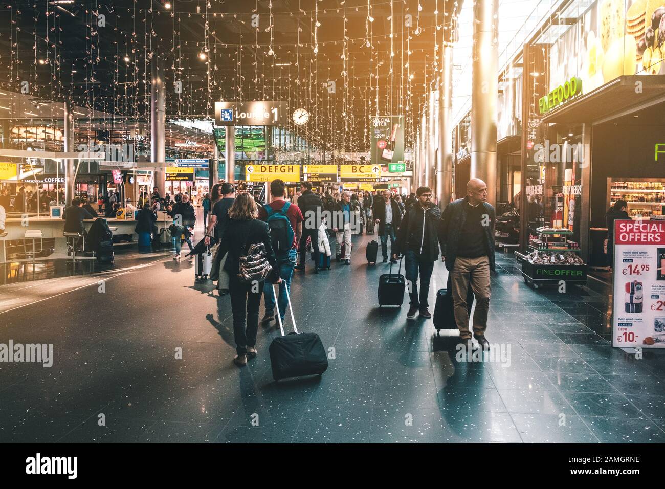 Schiphol airport terminal hi-res stock photography and images - Alamy