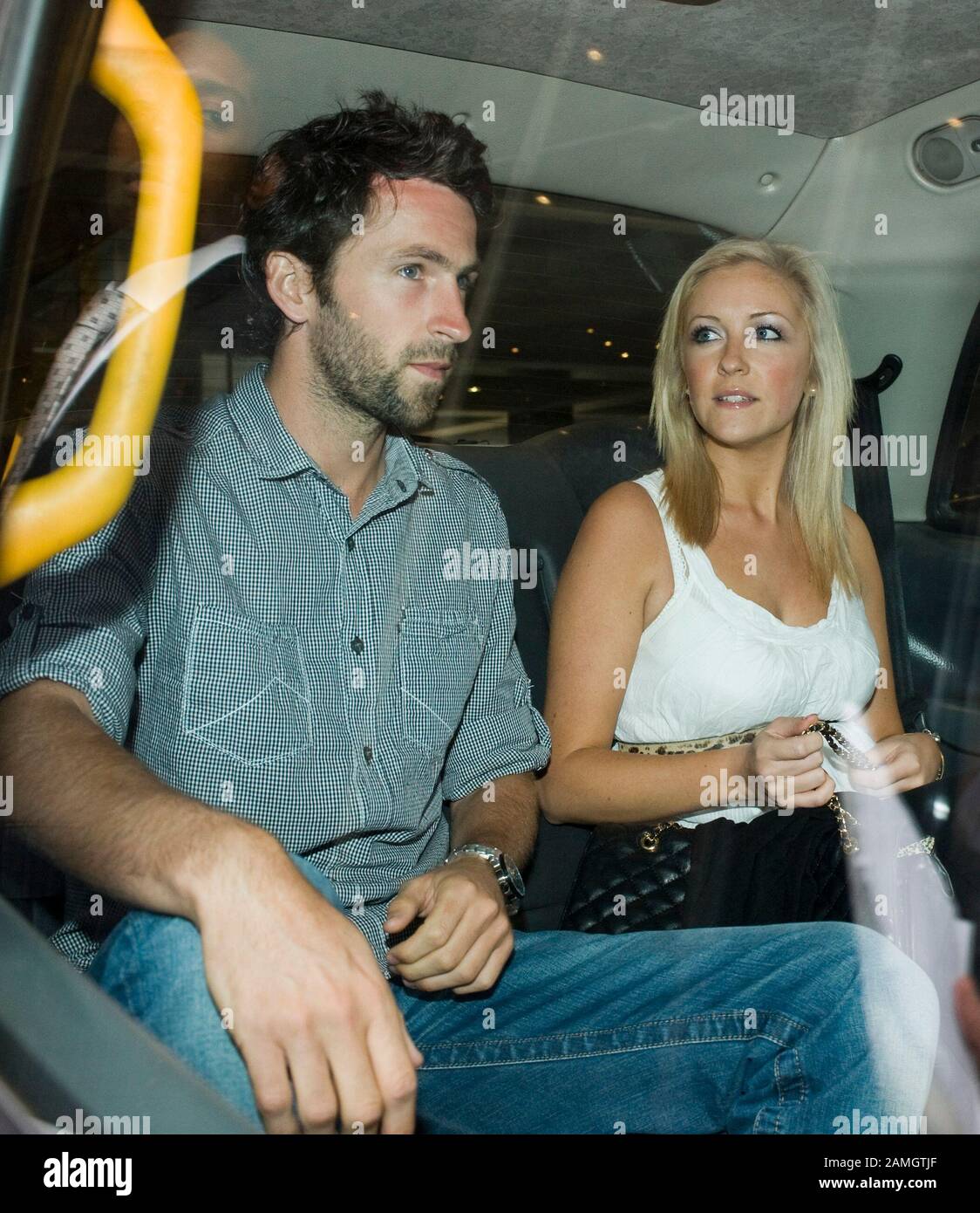 Graham Onions and girlfriend Emma with other members of the England ...