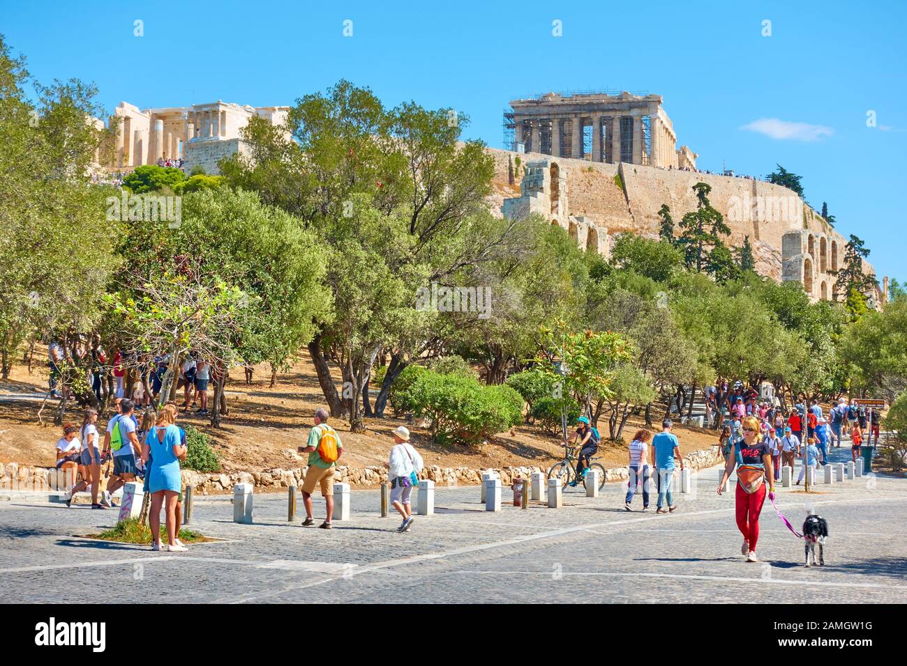Athens people park hi-res stock photography and images - Alamy
