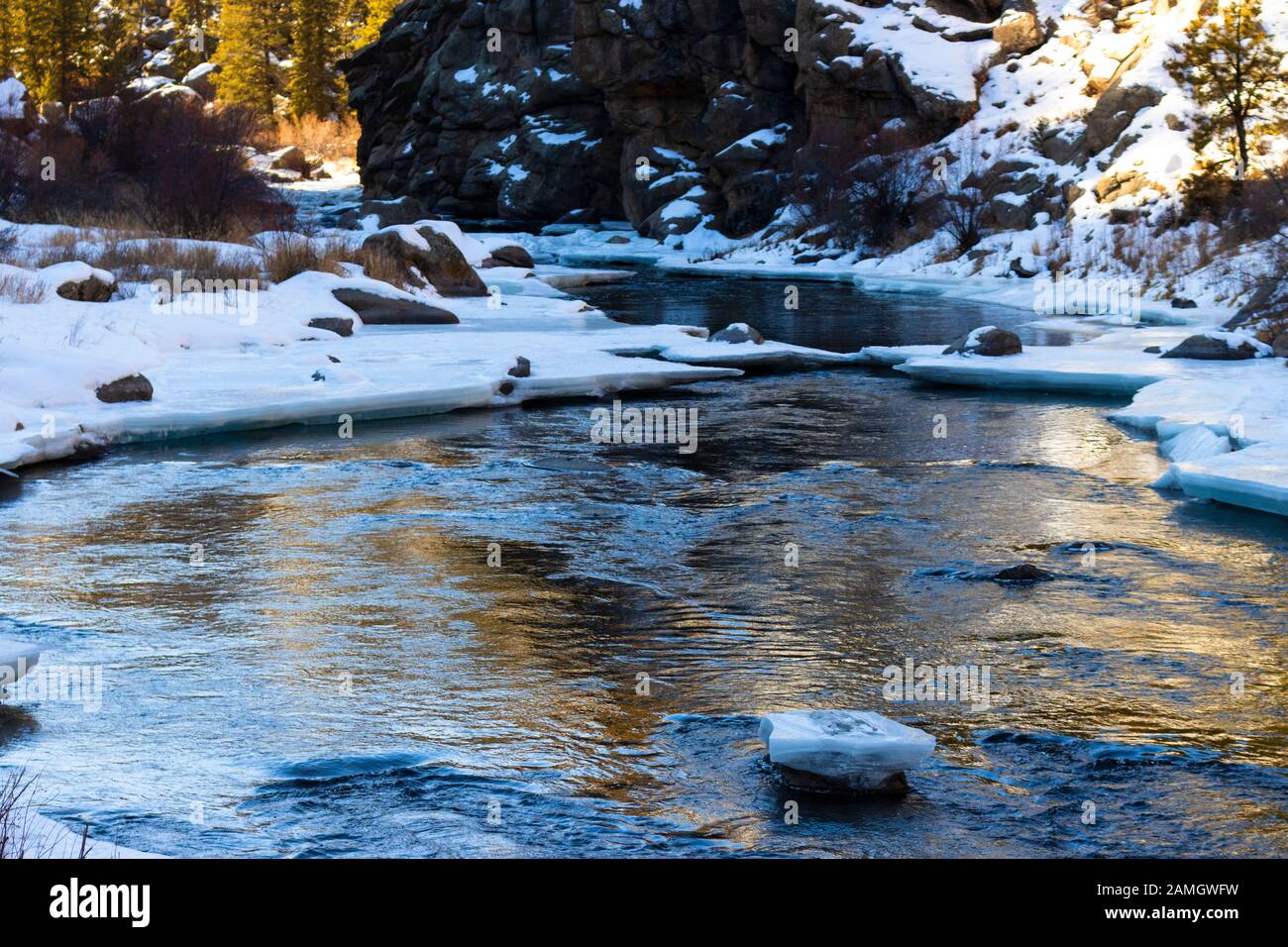 Frozen solitude at the headwaters of the South Platte River in Eleven ...