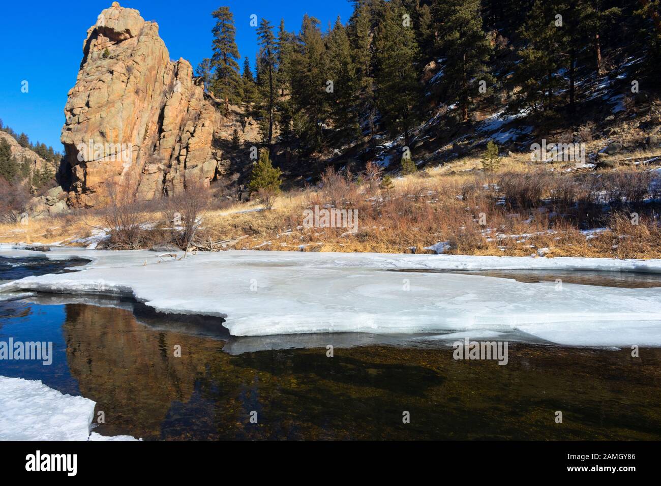 Frozen solitude at the headwaters of the South Platte River in Eleven ...
