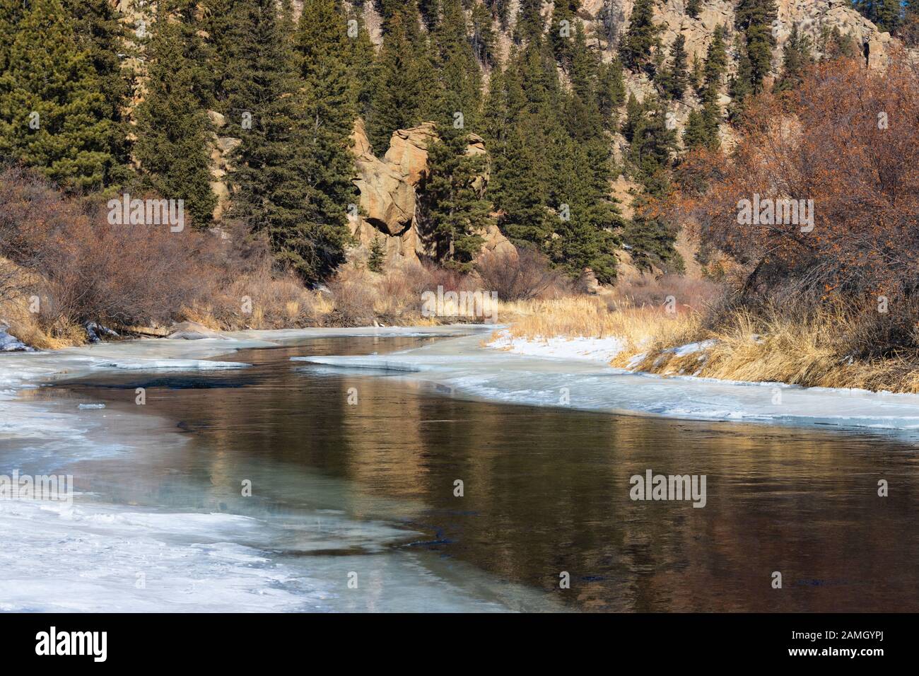 Frozen solitude at the headwaters of the South Platte River in Eleven ...