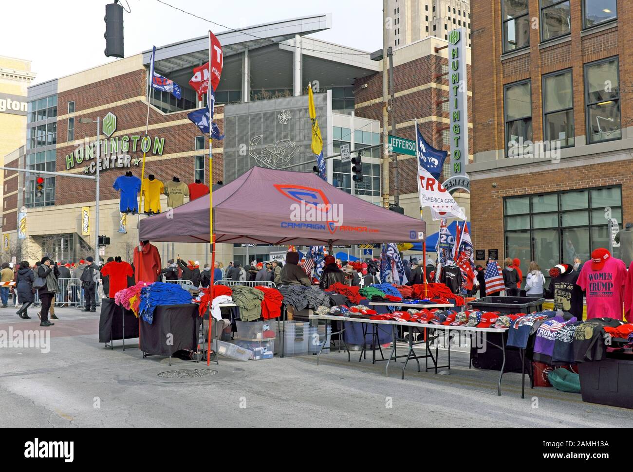 Trump merchandise stands hi-res stock photography and images - Alamy