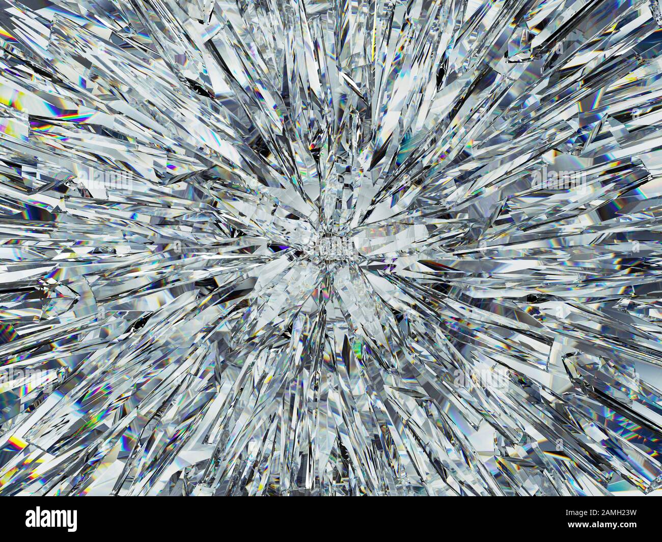 Gemstone or diamond texture closeup and kaleidoscope. 3d render, 3d ...