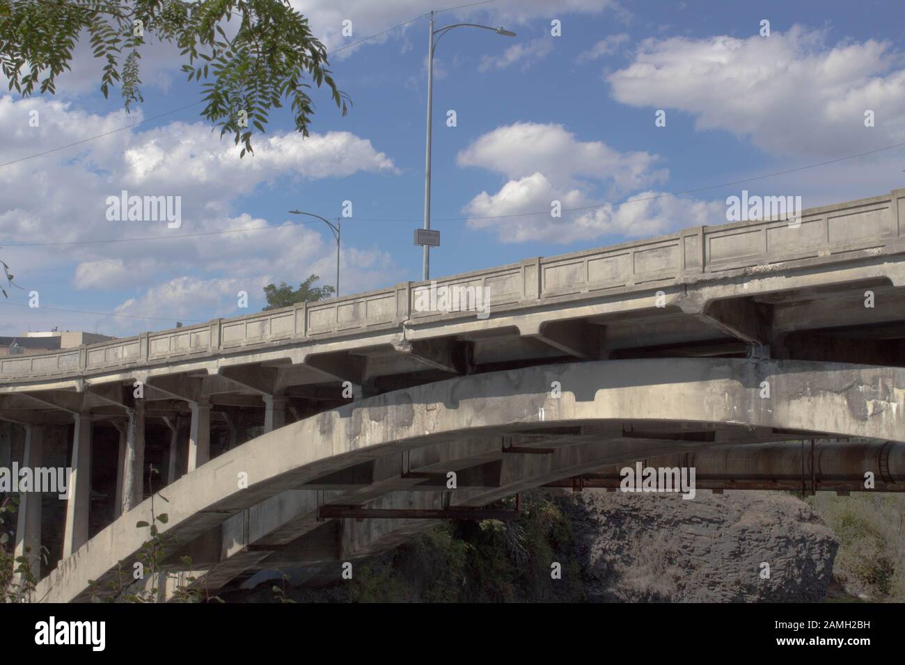 Bridge in downtown Spokane Stock Photo - Alamy
