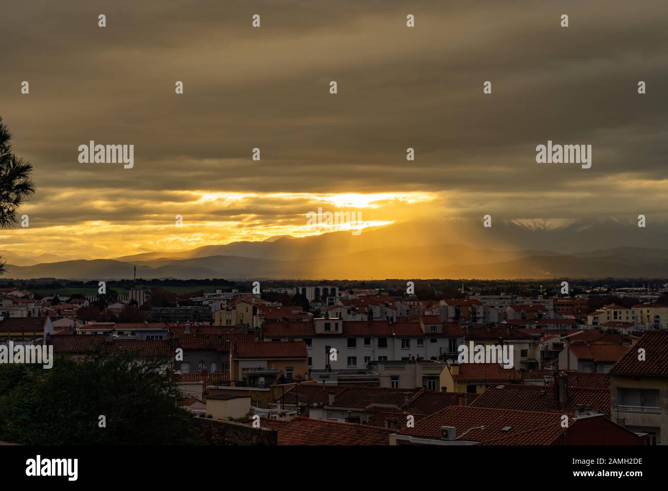 Perpignan france old ancient town hi-res stock photography and images ...