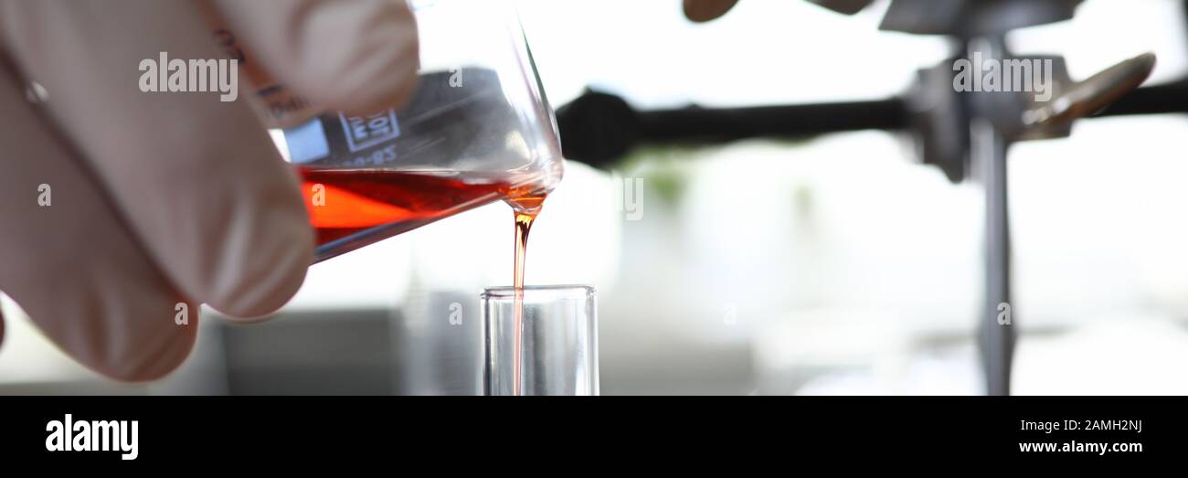 Drug experiment in lab Stock Photo - Alamy