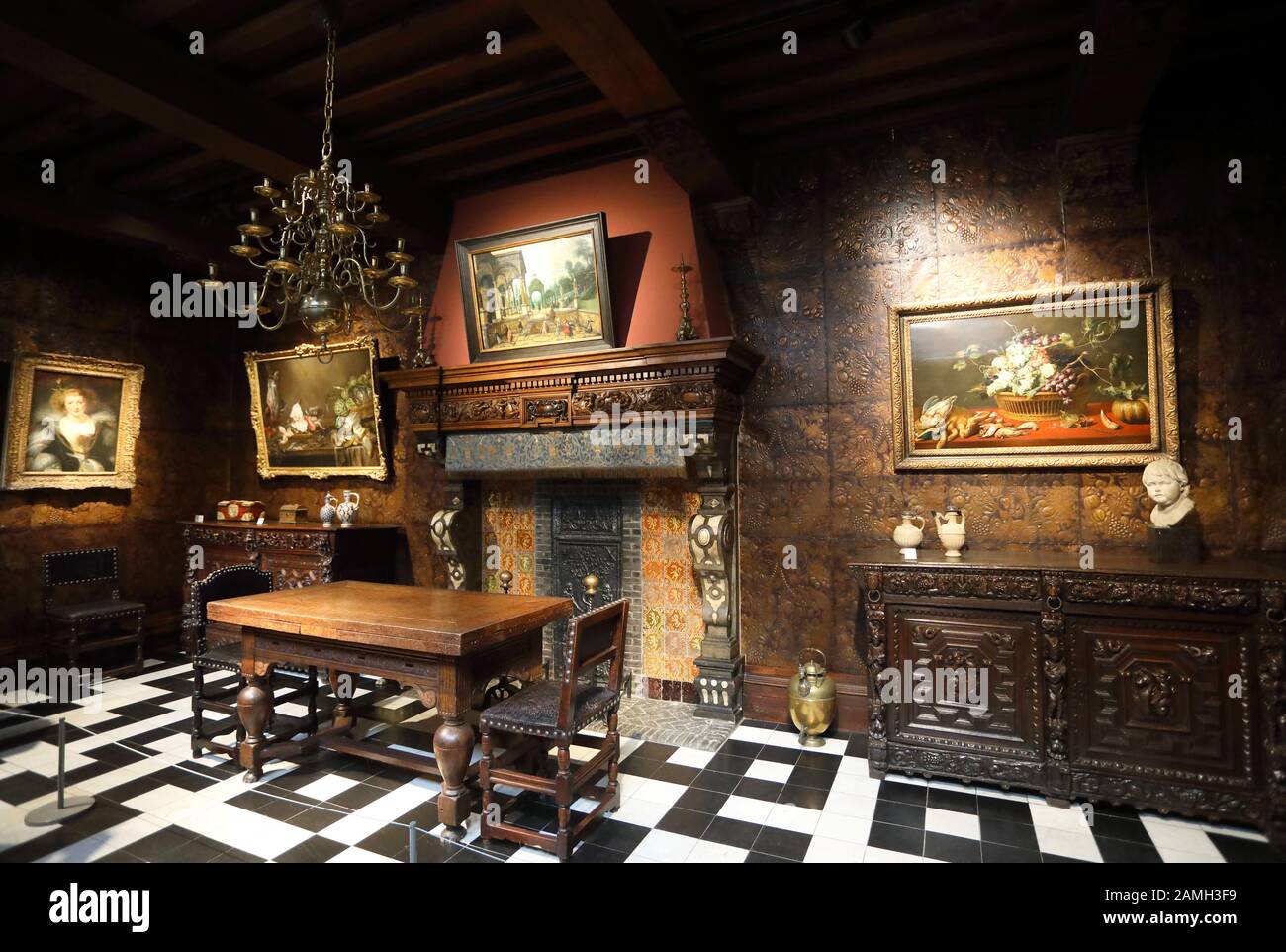 Interiors of top attraction Rubenshuis, Peter Paul Rubens (1577-1640 ...