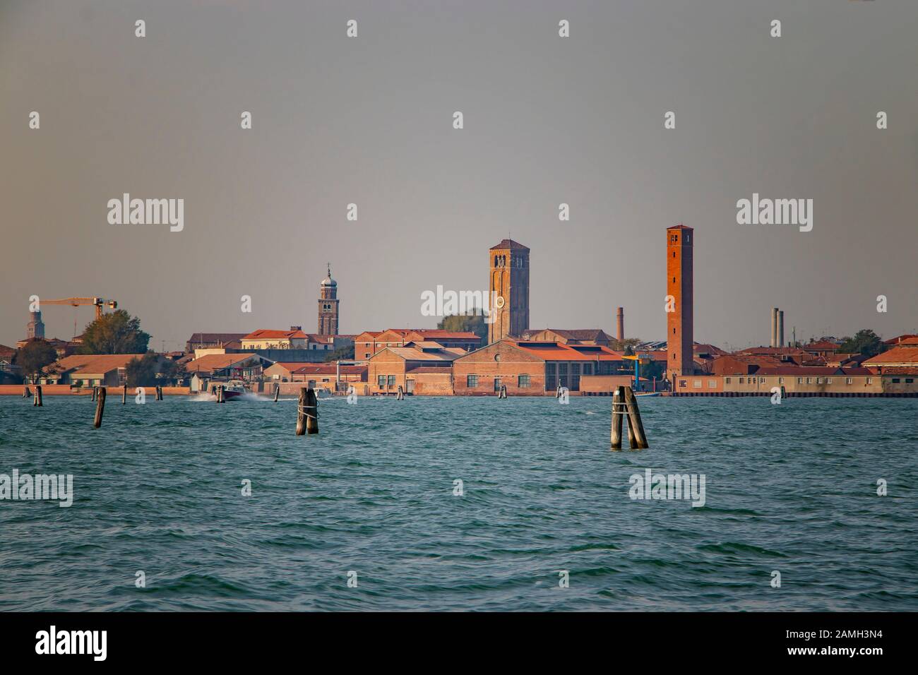 The beautiful tower in island Murano Venice in Italy Stock Photo - Alamy