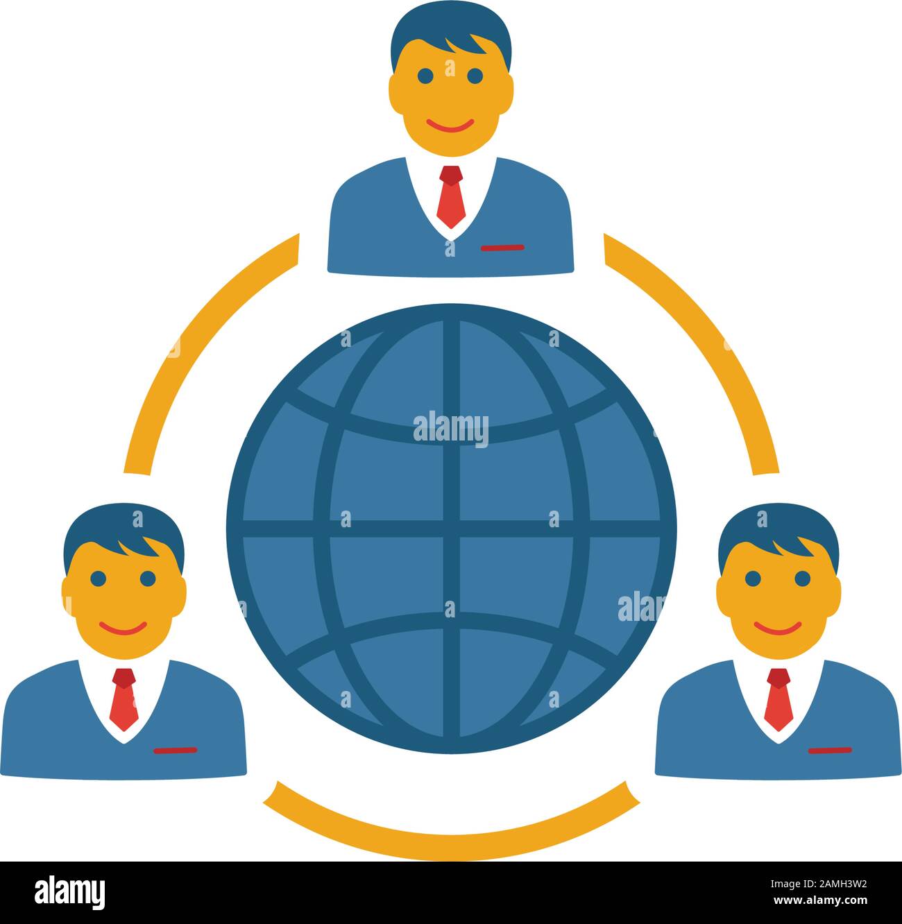 Integrated delivery service team Stock Vector Images - Alamy