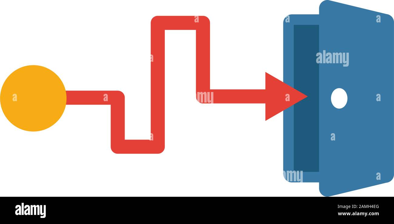 Exit Strategy icon. Simple flat element from crowdfunding collection ...