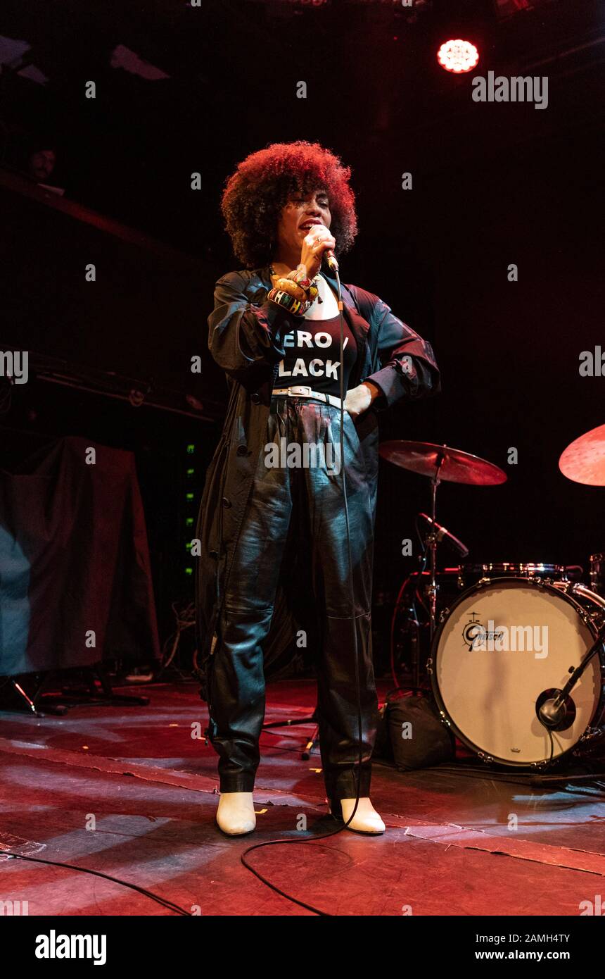 New York, NY - January 9, 2020: Madison McFerrin performs with Taylor ...