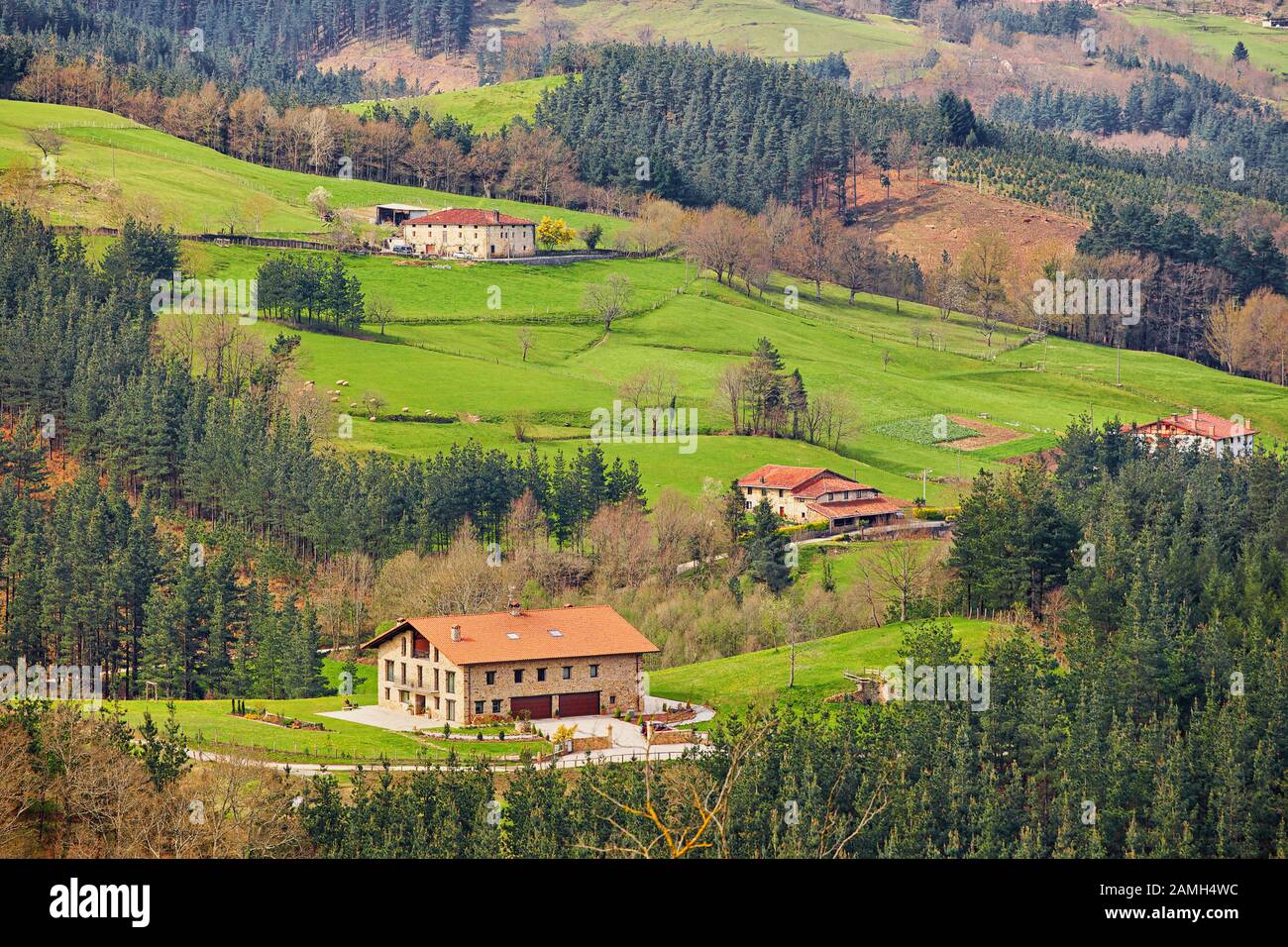 Farms fields in country hi-res stock photography and images - Alamy