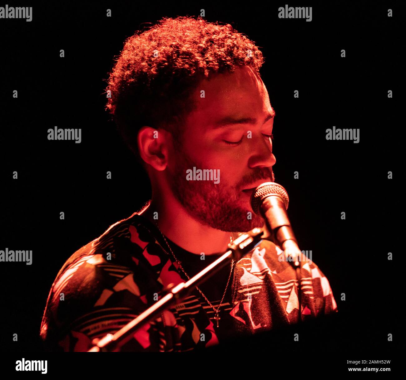 New York, NY - January 9, 2020: Taylor McFerrin performs as part of ...
