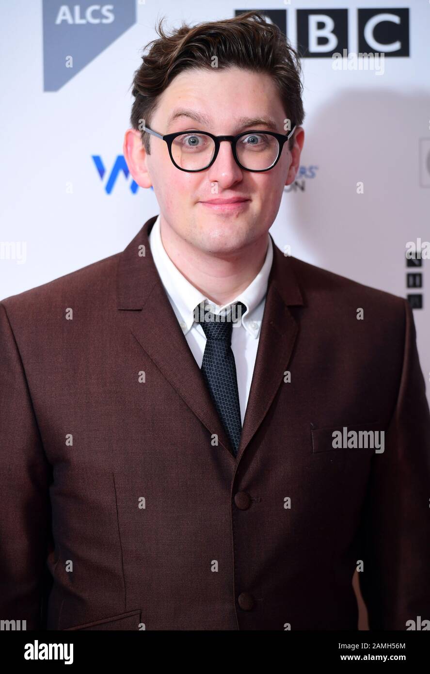 Tom Neenan arrives at The Writers' Guild Awards 2020 held at the Royal ...