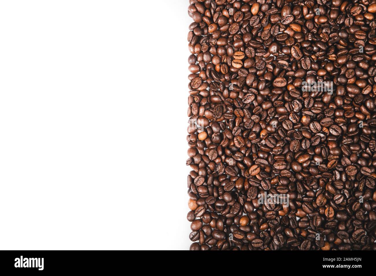 Coffee isolated on white background with copy space for text. Concept ...