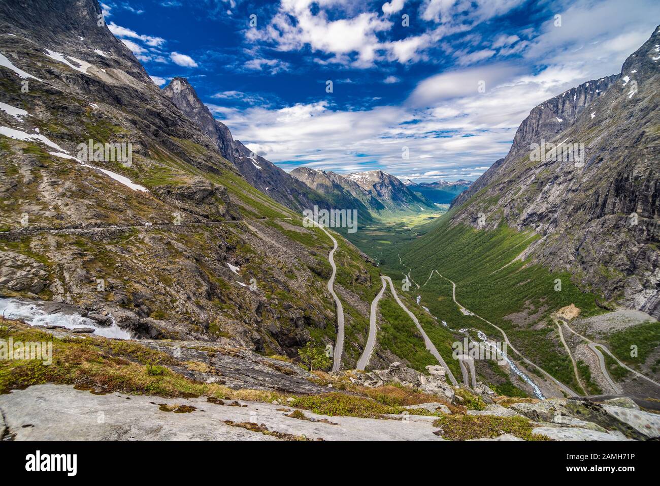 TROLLSTIGEN, NORWAY - June, 2019: Trollstigen viewing or viewpoint ...