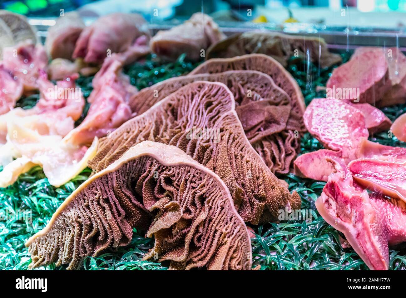 closeup of fresh tripe for sale Stock Photo - Alamy