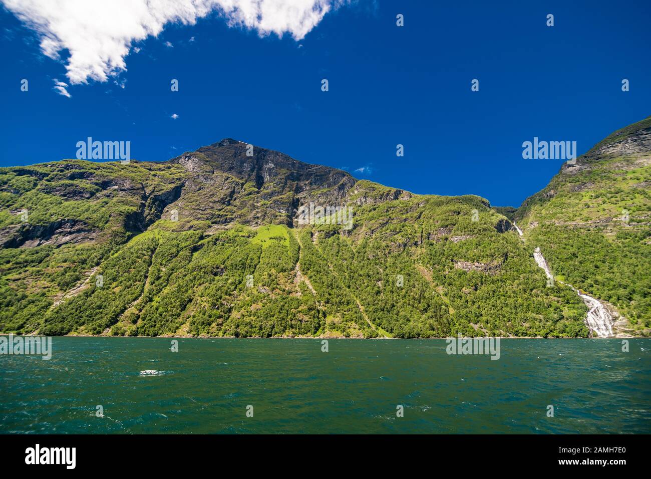 Hurtigruten sailing in fjord hi-res stock photography and images - Alamy