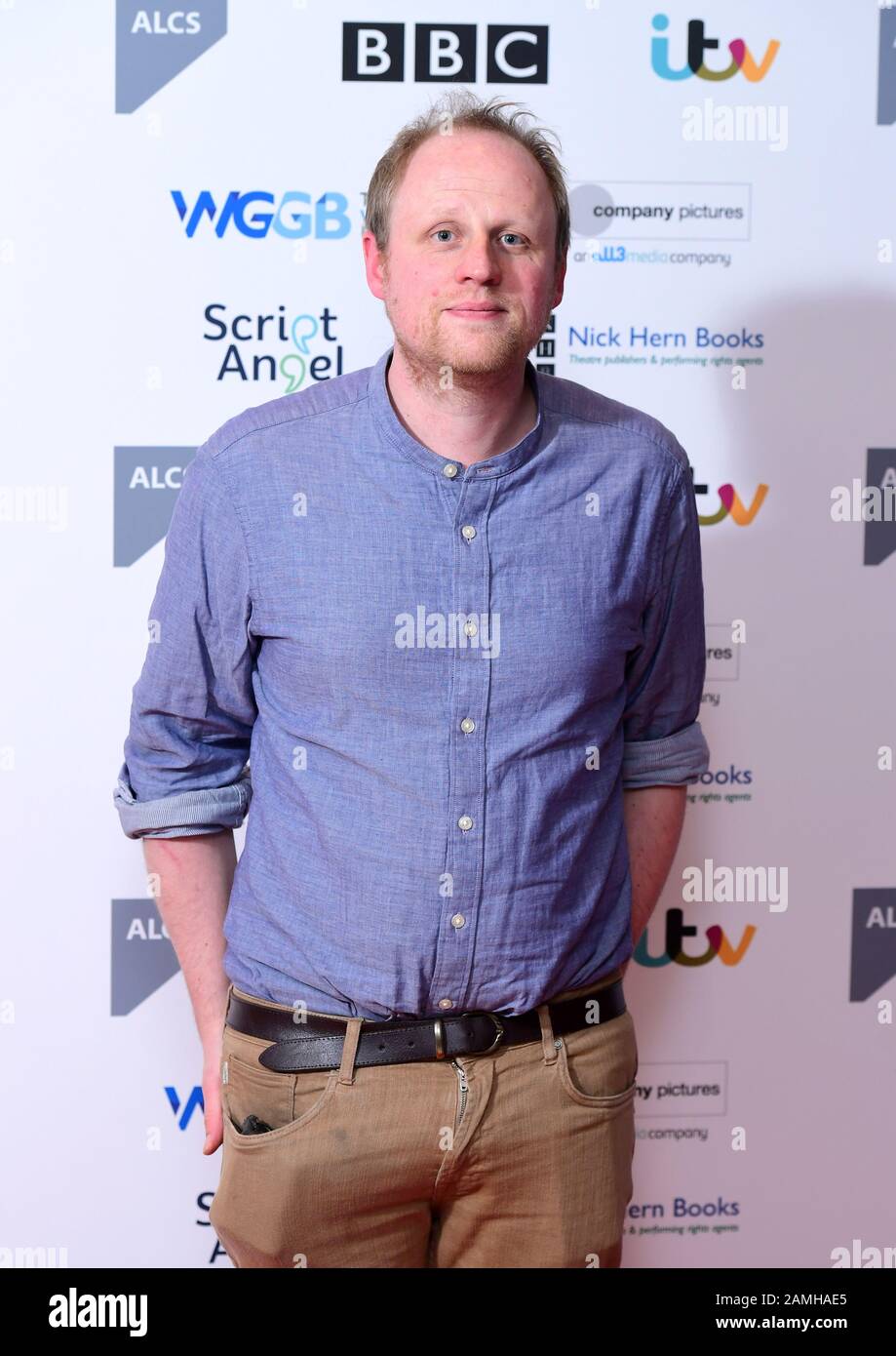 John Ingold arrives at The Writers' Guild Awards 2020 held at the Royal ...
