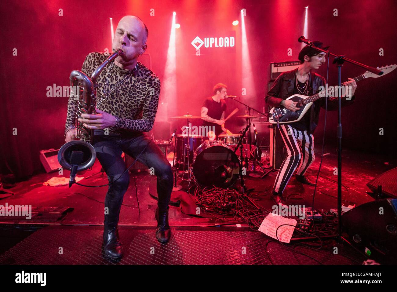 Barcelona, Spain. 2020.01.05. Weird Omen band concert at Sala Upload ...