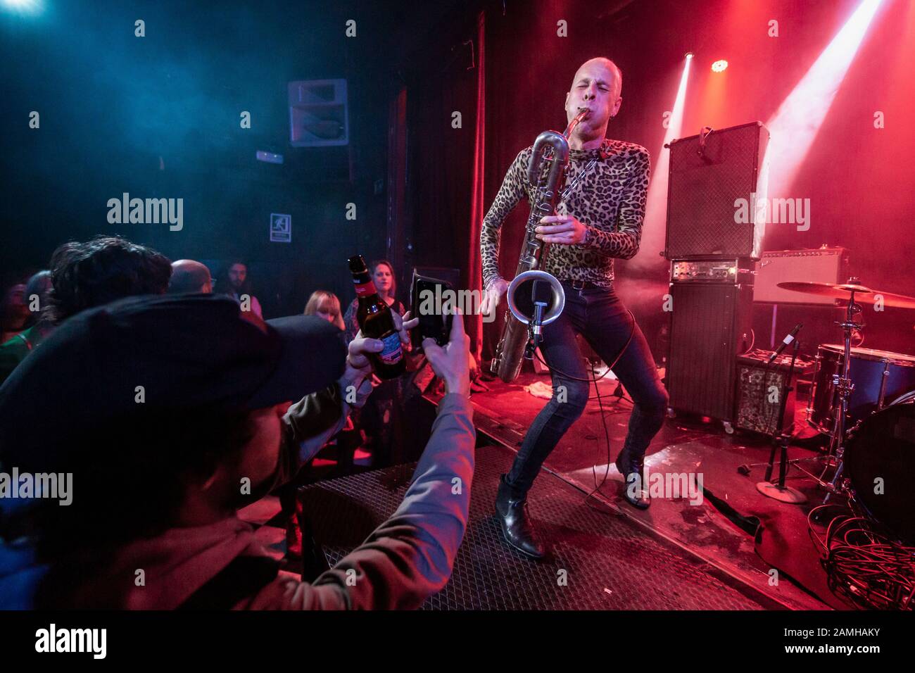 Barcelona, Spain. 2020.01.05. Weird Omen band concert at Sala Upload ...