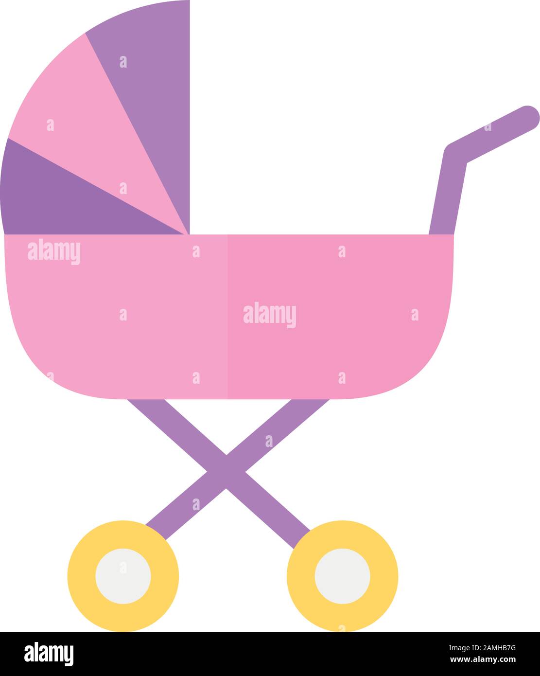 Baby trolley Stock Vector Images - Alamy