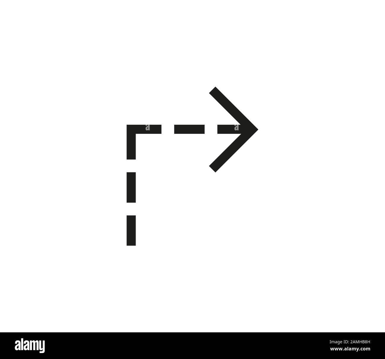 Dotted arrow hi-res stock photography and images - Alamy