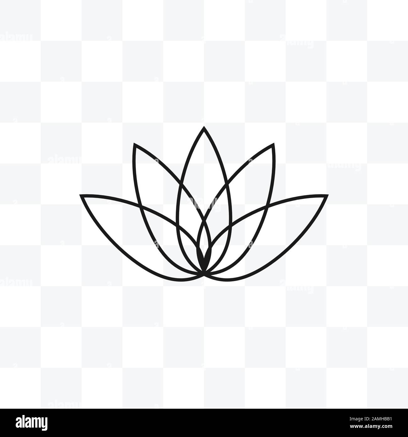Flower, lotus icon. Vector illustration, flat design Stock Vector Image ...