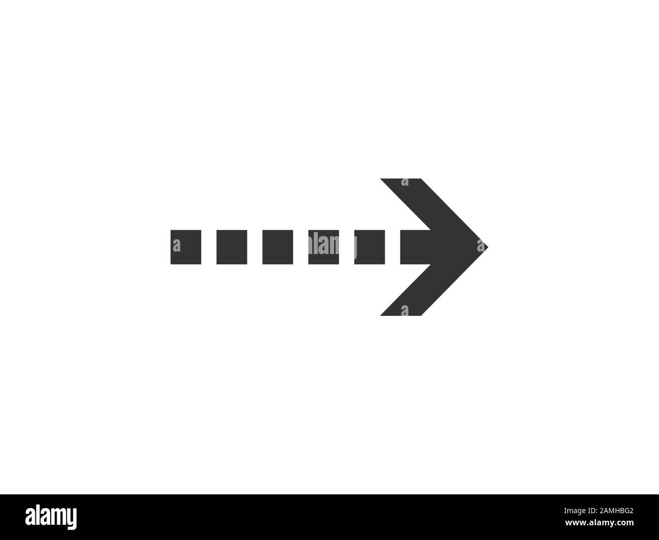 Dotted arrow hi-res stock photography and images - Alamy