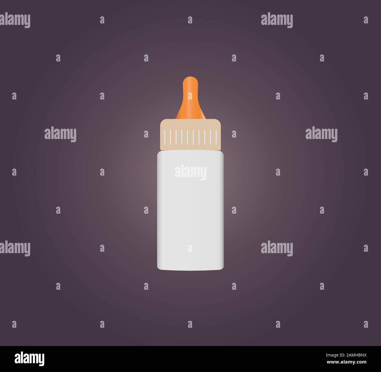 Baby Bottle icon. Vector illustration, flat design Stock Vector Image ...